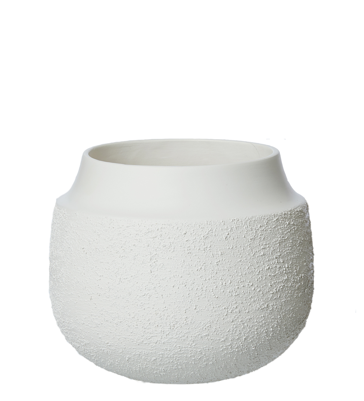 AYA pot/vase, struktur finish, Hvid - Keramik krukker & vaser ...